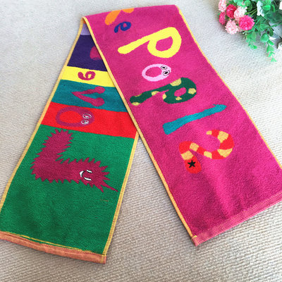 Colorful Jacquard Sports Cooling Towel Solid , Dyed Sateen Keep Cool Towel