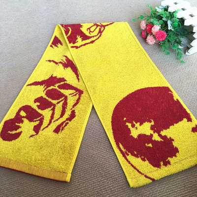 Reversible Jacquard Instant Cooling Towel  For Soccer Club Promotion