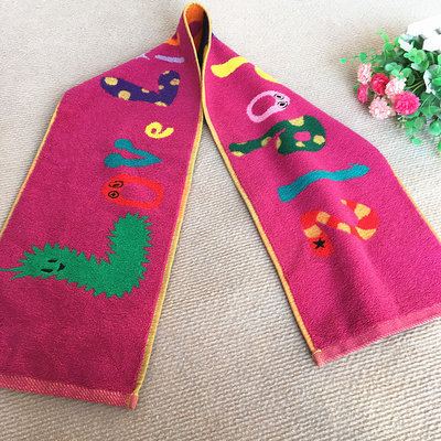 Colorful Jacquard Sports Cooling Towel Solid , Dyed Sateen Keep Cool Towel