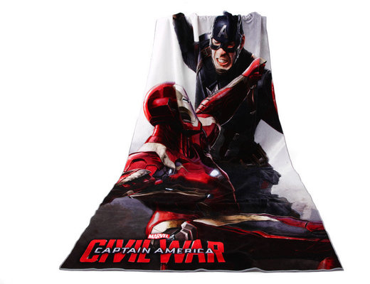 Oversized Cotton Photo Beach Towel Digital Print And Compressed Technics