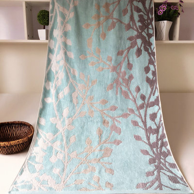 Decorative Jacquard Bath Towel Plain Woven