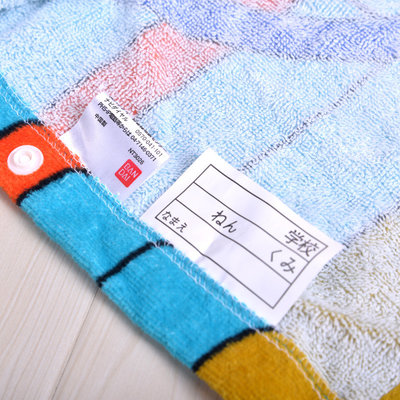 Blue Children Hooded Beach Towels / Baby Bath Towels For Swimming