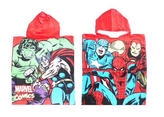 Customized Kids Bath Towels Hulk Marvel Giant Comics Pattern 340 Gsm