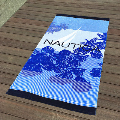 Hula Flower Printed Beach Towels , Rose Red Color Bath Towel Sheets