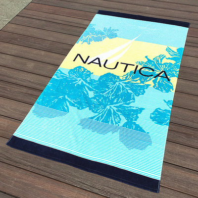 Hula Flower Printed Beach Towels , Rose Red Color Bath Towel Sheets