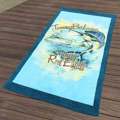 Custom California Printed Towels Swimmingwear 30x60  10lbs Accessories Promote