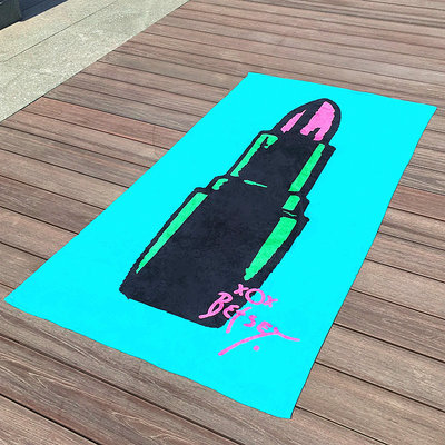 Custom Sexy Lips Sticks Large Advertising Promotional Beach Towel Betsey