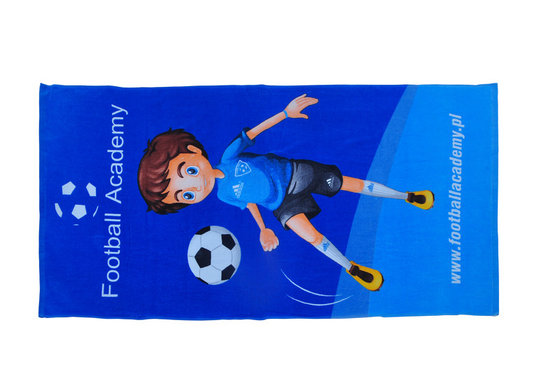 Circle Compressed Beach Towels For Football Academy Club Promotion Gift