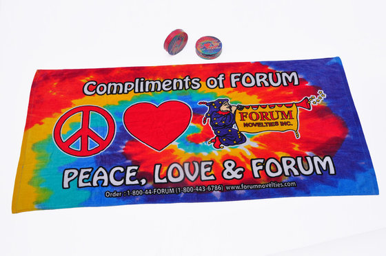 Website Printed Compressed Face Towels Bright Color Advertising Products