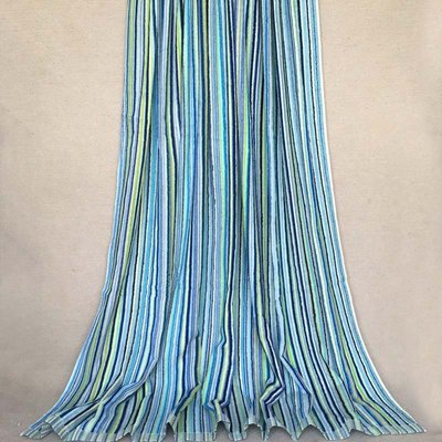Plain Dyed Beach Bath Towels / Striped Beach Towels With Multi Color