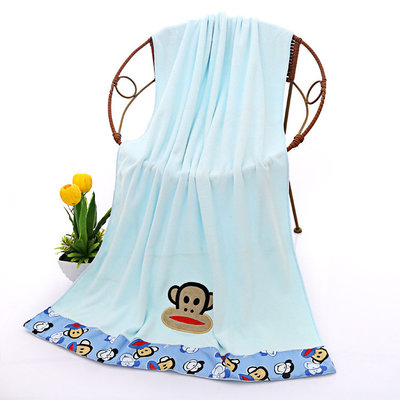 Gradient Blue Microfiber Swim Towel