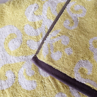 Rectangular Royal Velvet Cotton Bath Towels Reversible Solid Dyed Dobby