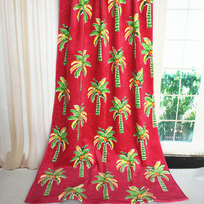 Wear Accessories Printed Beach Towel Pink Big Lounge Chair Towels