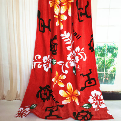 Woven Logo Oversized Beach Towels / Jacquard Bath Towels Folded Edge