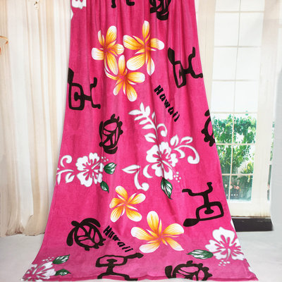 Woven Logo Oversized Beach Towels / Jacquard Bath Towels Folded Edge