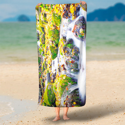 250 Gsm Digital Print Terry Personalized Beach Towels With No Color Limit