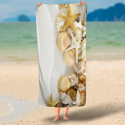 250 Gsm Digital Print Terry Personalized Beach Towels With No Color Limit