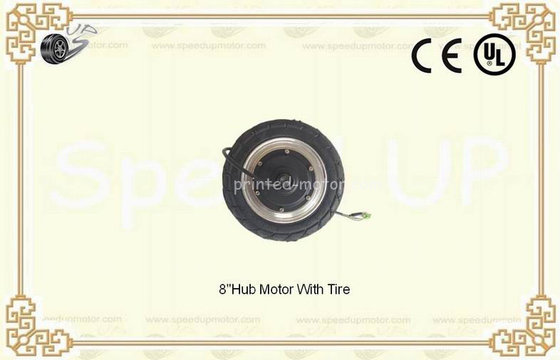 8 Inch Powered Wheel Brushless DC Hub Motor 500rpm CE With Tyre