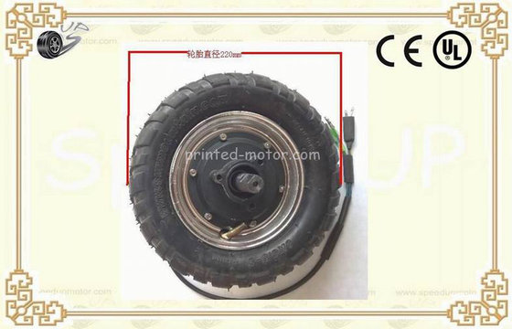 9 Inch Powered Wheel Brushless Dc Hub Motor 300w With Tire CE Certification