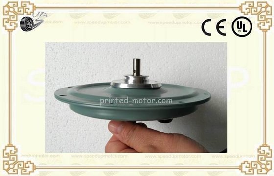 80W 24V Pancake Electric Motor Brush DC Printed Motor For Industry Machine