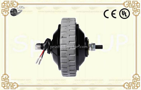 6 Inch Brushed Gear DC Wheel Hub Motor With Tyre 75W Wheelchair Scooter Motor