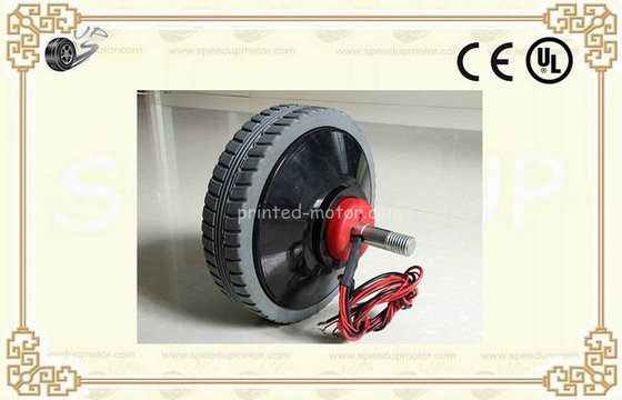 High Efficiency 24V 200W Brushed Hub Motor / Gear DC Motor With Single Axis
