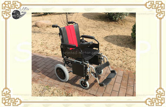 Safety Folding Electric Hub Motor Wheelchair with Aviation Aluminum Frame