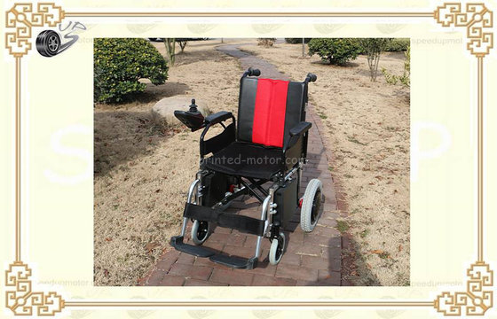 Safety Folding Electric Hub Motor Wheelchair with Aviation Aluminum Frame