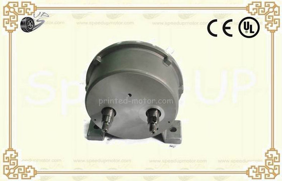 24V 80W Wire Feeder DC Motor , Gear Printed Motor with Double Output Axis