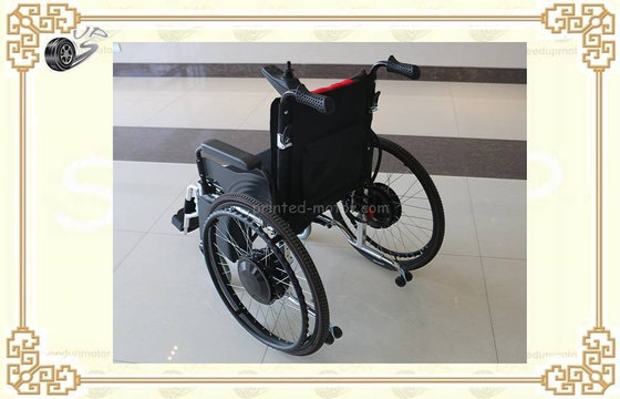 Electric and Hand-actuated Hub Motor Wheelchair with Foldable Aluminum Alloy Frame