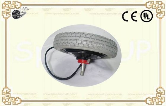 12'Bicycle Hub Motors / Brush Hub DC Motor For Wheelchair 100RPM with Single Output Axis , 24V180W For Electric Vehicle