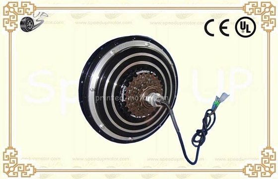 Rear Drive Brushless Hub Motor for Bicycle , Spoke Wheel Motor For Ebike 48V 1000W