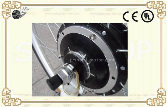 Front Wheel Micro Brushless Electric Bicycle Hub Motor DC 24 Volt 148mm Dia 200RPM