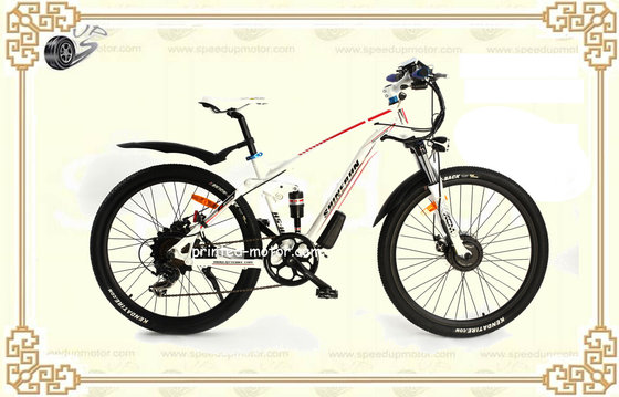 Suspension Frame 26" Mountain Electric Bicycle , High Speed Powered Bike for Students