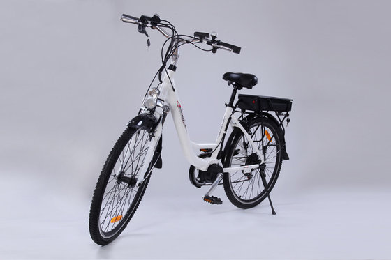 26" Portable Lithium Battery Bicycle with Middle Brushless Motor DC 36V 8Ah V Brake