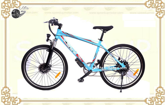 Small HUB Motor 36V 8AH Hub Lithium Battery Bicycle , Mountain Motorized Bicycles
