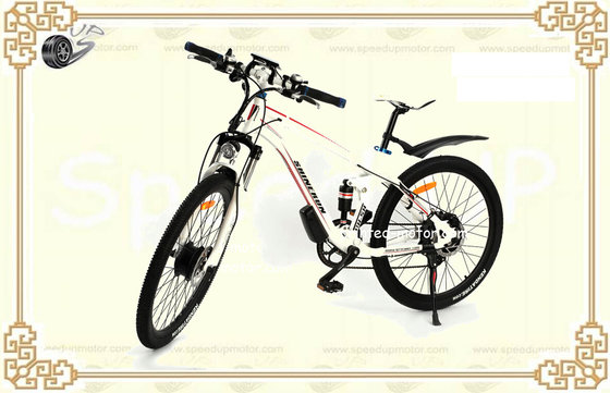 Suspension Frame 26" Mountain Electric Bicycle , High Speed Powered Bike for Students