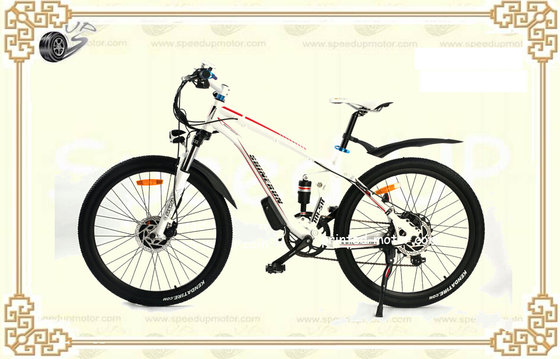 Suspension Frame 26" Mountain Electric Bicycle , High Speed Powered Bike for Students
