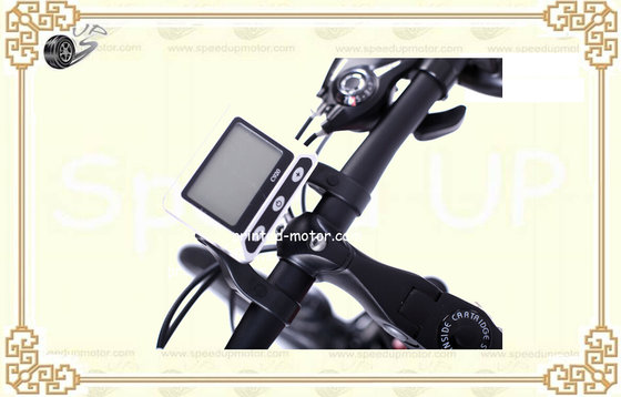 Red Aluminum Frame 26 Inch Lithium Battery E Bike 25km/h with LED Front Light