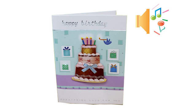 Glitter Paper Greeting Card Glossy Paper Folded 250gsm / 300gsm
