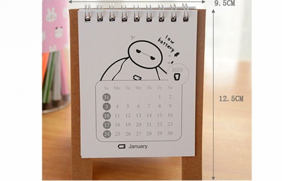 Art Paper Photo Greeting Cards , Handmade Greeting Cards With Desktop Calendar 2016