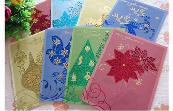 UV Printable Greeting Cards A3 / A4 / A5 , Durable Assorted Greeting Cards