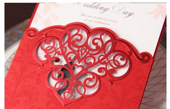 Purple Strong Paper Greeting Card Off Printing 10 * 20cm OEM