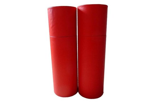 Red Cardboard Gift Boxes Packaging For Tea Leaf / Coffee Powder