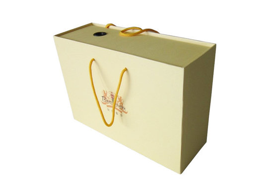 40g - 350g Thick Cream Printed Paper Packaging Bags For Shoes