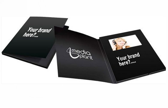 LCD Video Greeting  Card For Promotion Business /  Wedding Invitation