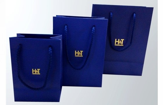 Recycled Reusable Custom Shopping Bags Fashionable With Your Own Logo