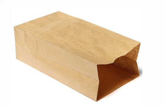 OEM Order Food Grade Paper Carry Bags  Take - Out Packaging For Cookier / Bread  / Candy