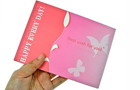Custom Paper Greeting Card Brochure Free Printable Greeting Cards 4.3 Inch Lcd
