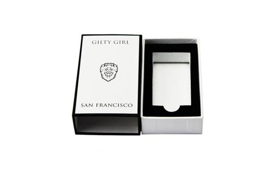 Drawer Type Cardboard Gift Boxes With Customized Shaped Foam Insert